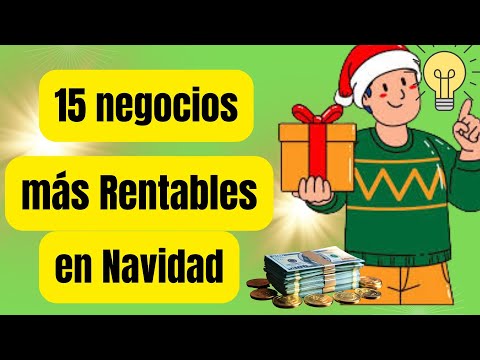 🔥 15 IDEAS de Negocios De PRODUCTOS RENTABLES para Vender en NAVIDAD