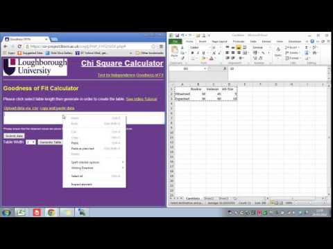Chi-Square Goodness of fit calculator (Tutorial)
