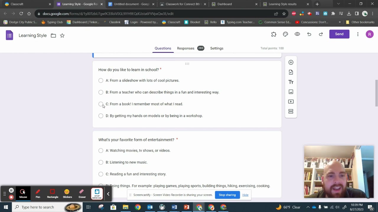 Classcraft Quest: Learning Styles