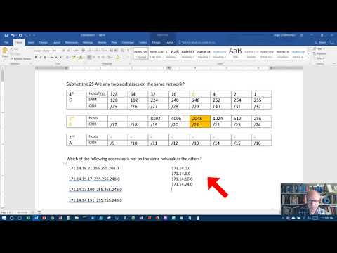 Subnetting 25 Compare IP addresses