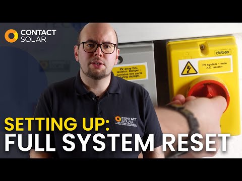 Sunsynk Full System Restart
