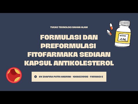 TUGAS FORMULASI DAN PREFORMULASI FITOFARMAKA SEDIAAN KAPSUL ANTIKOLESTEROL