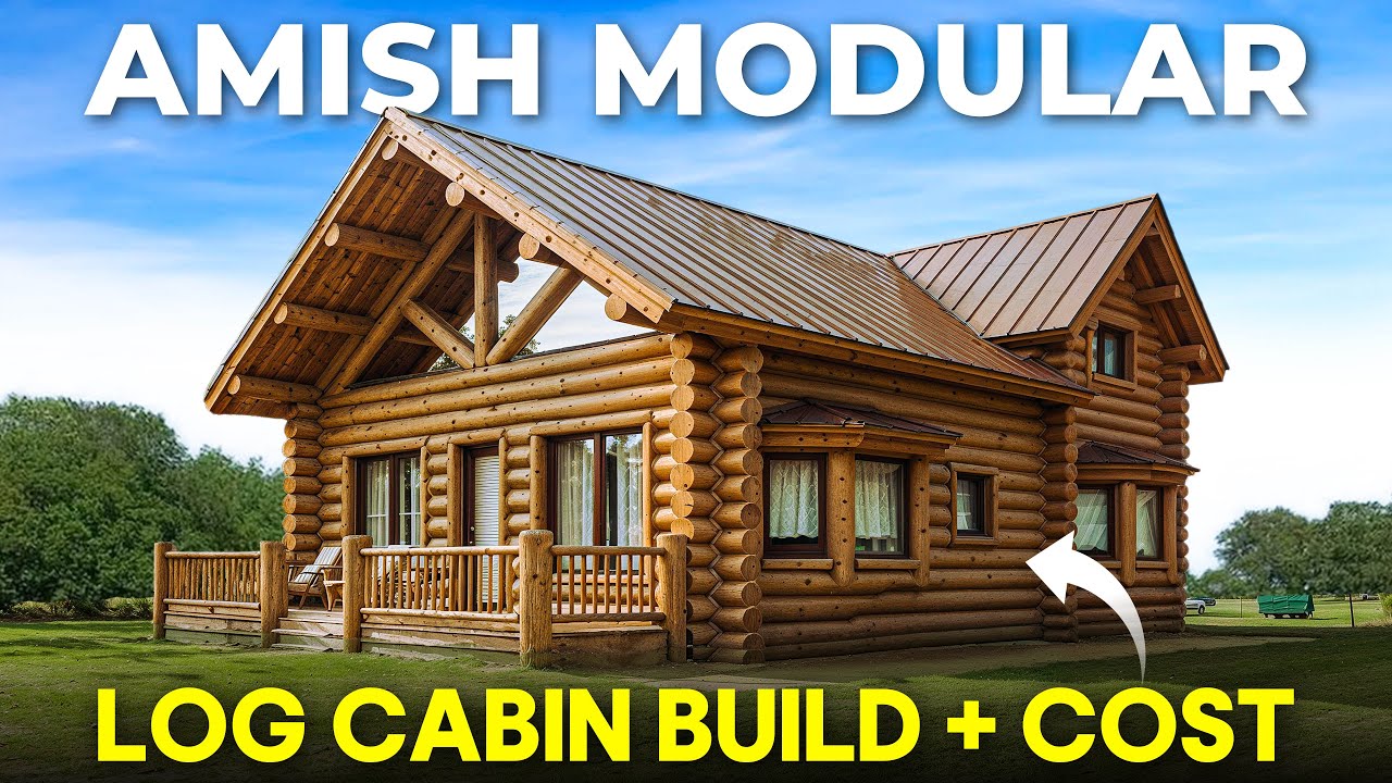 Stunning Amish Modular Log Cabin Design, Build & Cost Breakdown