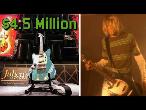 Kurt Cobain's 'Smells Like Teen Spirit' Guitar Sells For $4.5 Million