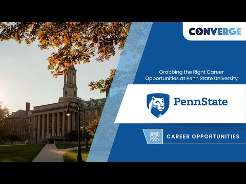 Right Career Opportunities at Penn State University | Internships at PSU
