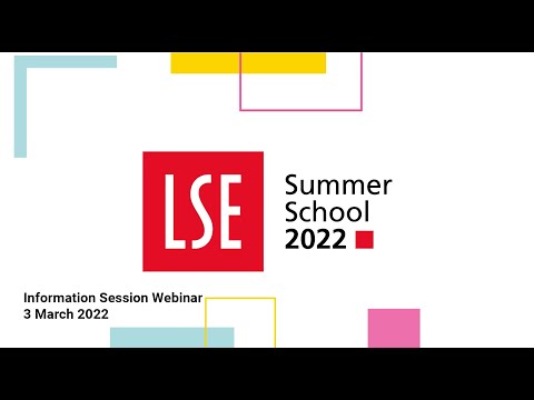 Webinar - Summer School Information Session - 3 March 2022