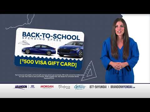 Back To School Shopping Starts At Brandon Hyundai