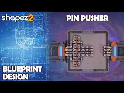 Shapez 2 Blueprint - Pin Pusher