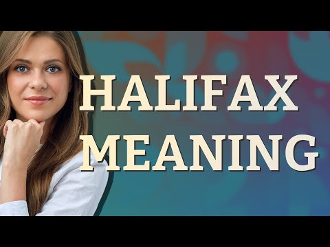 Halifax | meaning of Halifax