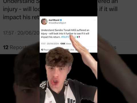 You Will NOT Believe what Player has just got INJUREDโฆ ๐คฏ ๐ฎ๐น #nufc #newcastleunited