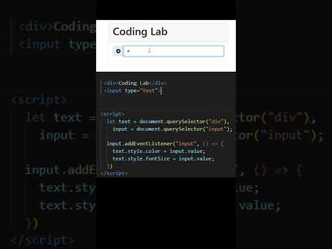 Change color and font Size Using Javascript | #shorts #html #subscribe