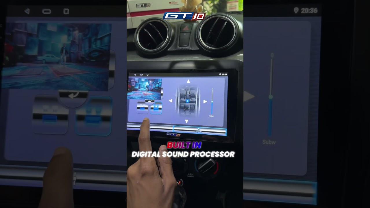 Smart Tech Upgrade: GT10 Android Infotainment in Maruti Swift #gt10android #swift