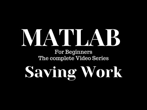 Saving Work #MatLab #MathWorks #Simulink || Form Begineers to Advanced ||