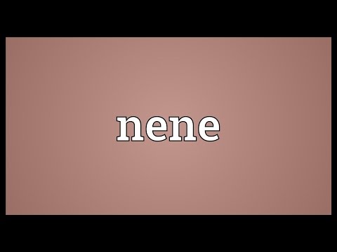 Nene Meaning