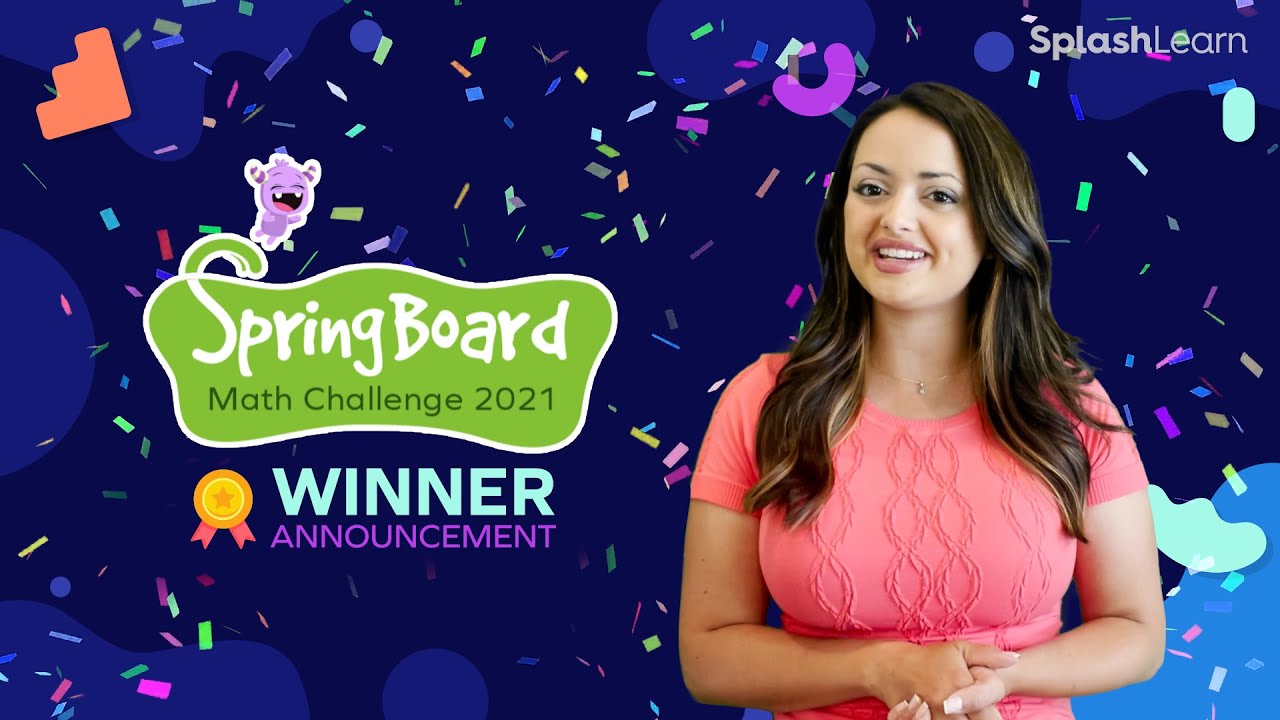 And the WINNERS Are... 🥁 | SpringBoard Math Challenge 2021