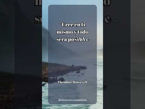 Cree en ti mismo - Frases Motivacionales Pensamientos Positivos Inspiración diaria