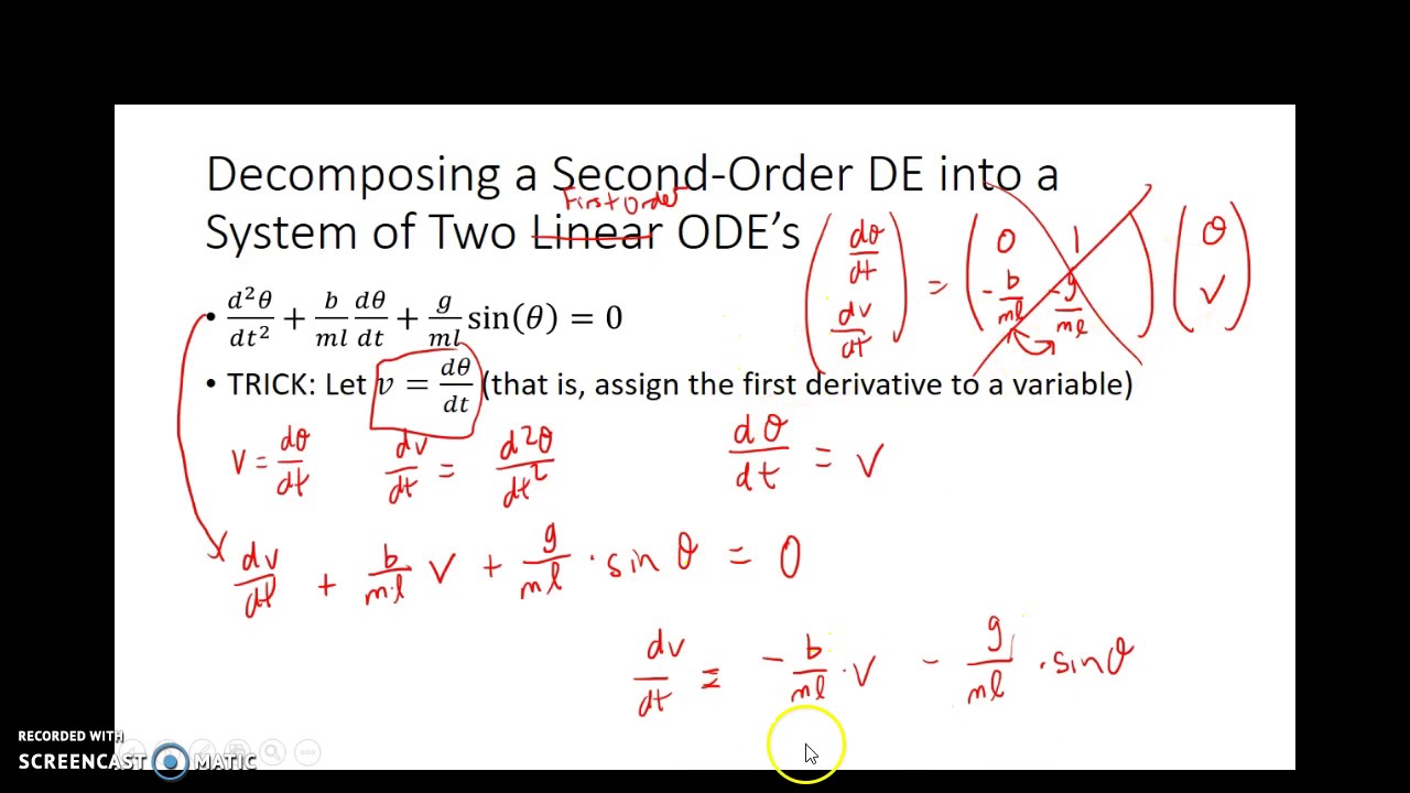 Linearizing Nonlinear DE System - Part 3