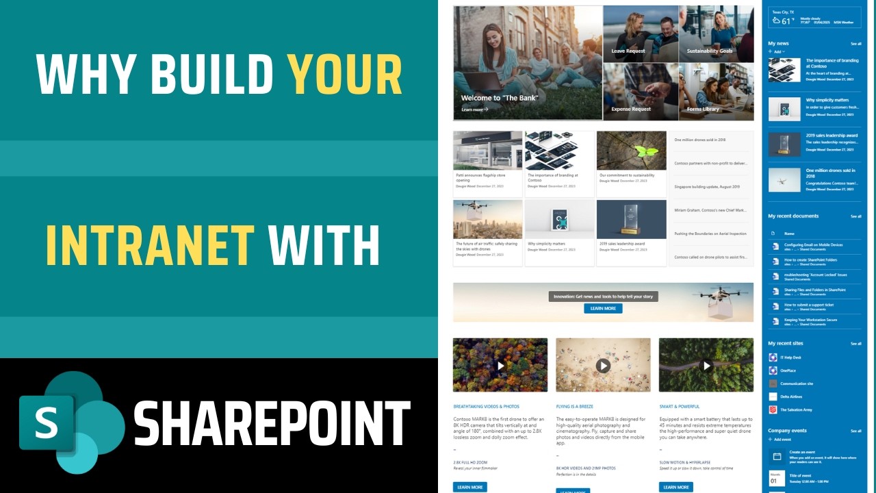 SharePoint: 5 Compelling Reasons to Build Your Intranet Today!