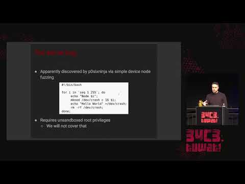 34C3 -  iOS kernel exploitation archaeology