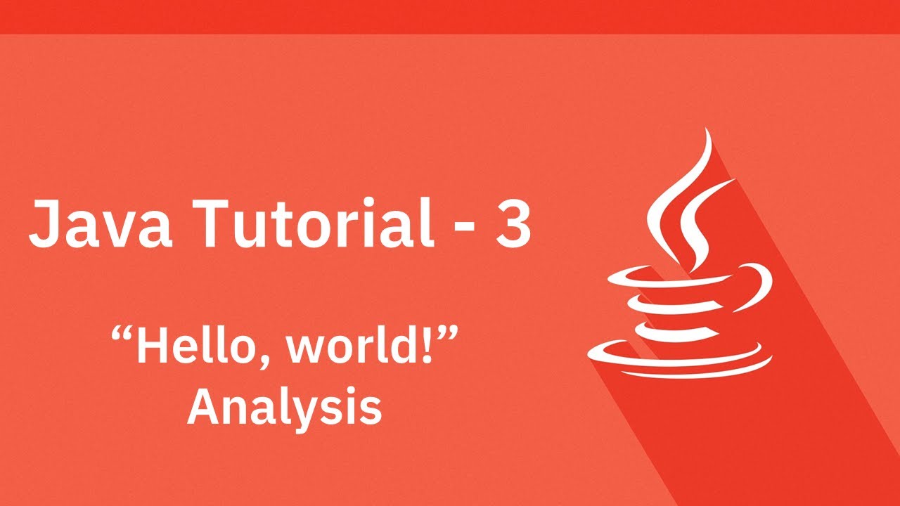Java Tutorial - 3 - 