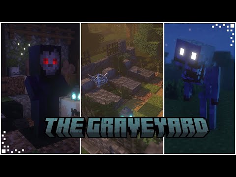 The Graveyard (Minecraft Mod Showcase) | Scary Mobs, Structures & Creepy Decoration