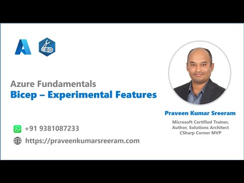 61. Azure Bicep Experimental Features