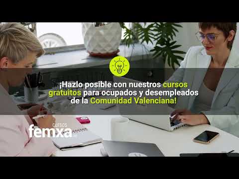 Cursos presenciales gratuitos en Valencia