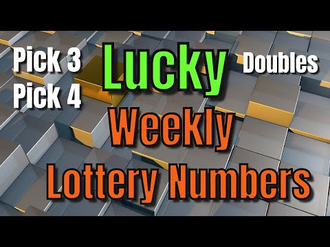 Lucky Weekly Lottery Numbers~Pick 3~Pick 4~Pick 3 Doubles