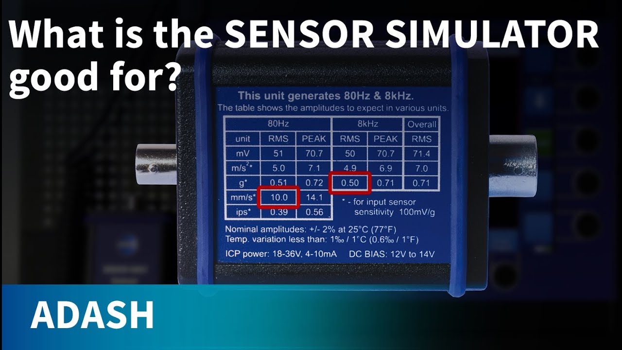 Sensor Simulator - Inspects your vibration measurement