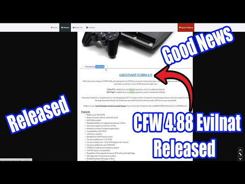 CFW 4.88 Evilnat Cobra 8.3 CEX Has Been Release (Date 6/13/2021)