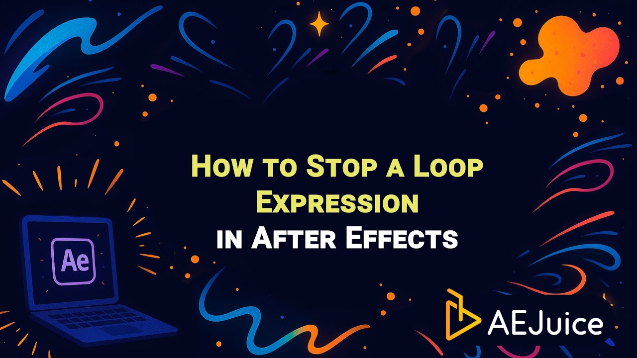 How To Stop A Loop Expression In After Effects – AEJuice Tutorials