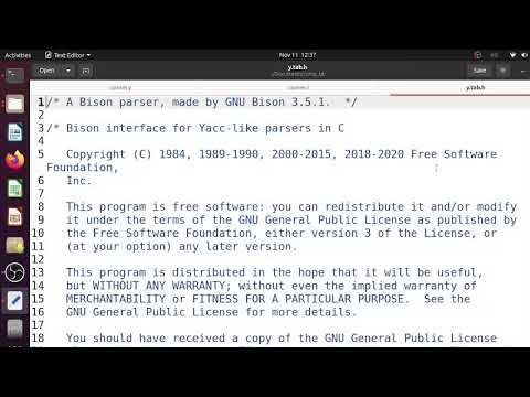 Hands on Yacc--Using Lex and Yacc to Create a Parser (Beginner Level)