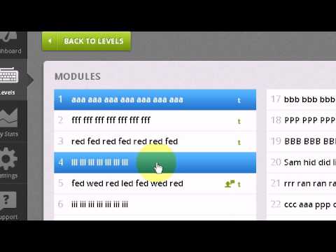 Touch Type Read Spell-TTRS Online Lesson 1