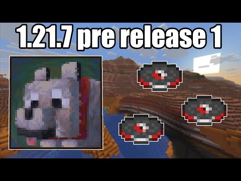 1.21.7 Release Candidate 1 - New Painting & Lava Chicken Music Disc!!!