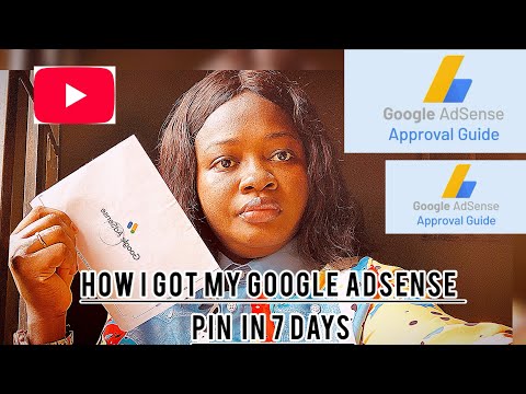 Get your Google Adsense pin and start making money 💰 on YouTube.