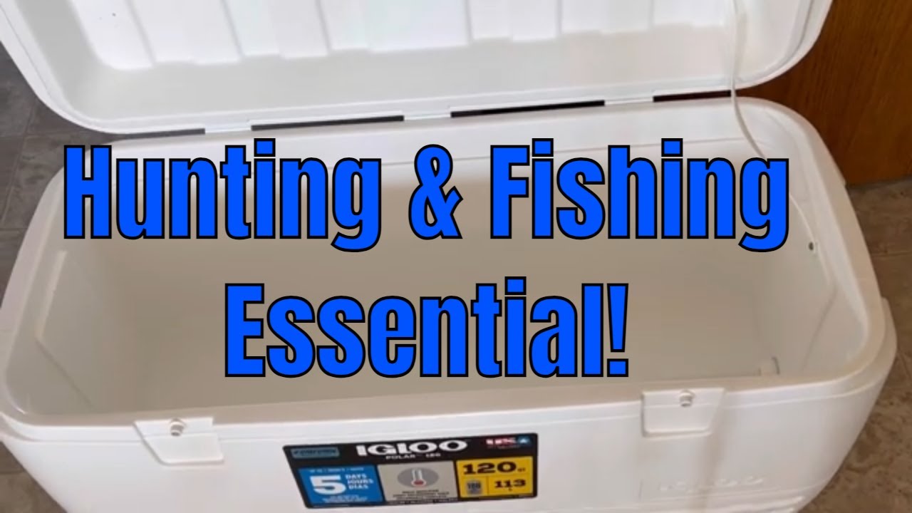 Ultimate Cooler For Outdoor Adventures - IGLOO POLAR HARD COOLER - Ideal For Hunting And Fishing!