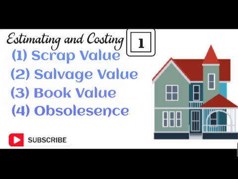 Difference between Scrap Value and Salvage value and Book Value. Obsolescence.junk value, demolition