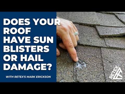 Does Your Roof Have Sun Blisters Or Hail Damage?