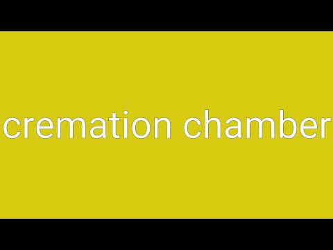 Cremation Chamber Definition & Meaning