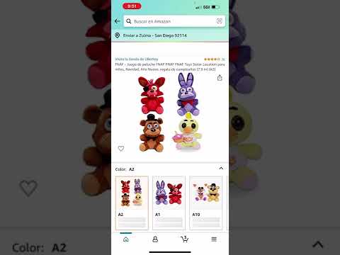 Look at fnaf plushies on Amazon