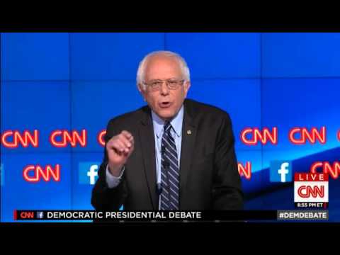 Bernie Sanders Opening Statement at CNN Debate 10/13/2015
