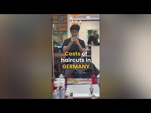 Costs of Haircuts 💇♂️ in Germany by Nikhilesh Dhure.#shorts #germany #haircut #hairstyle #haircare