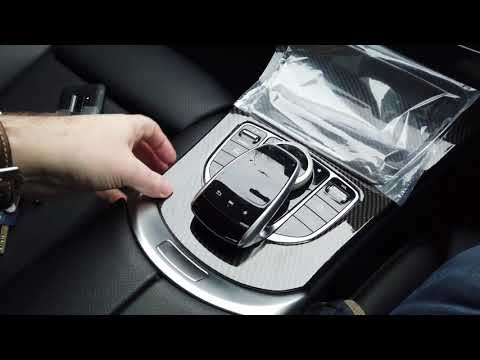 Carbon fiber effect trim cover install on my Mercedes-Benz C220d W205