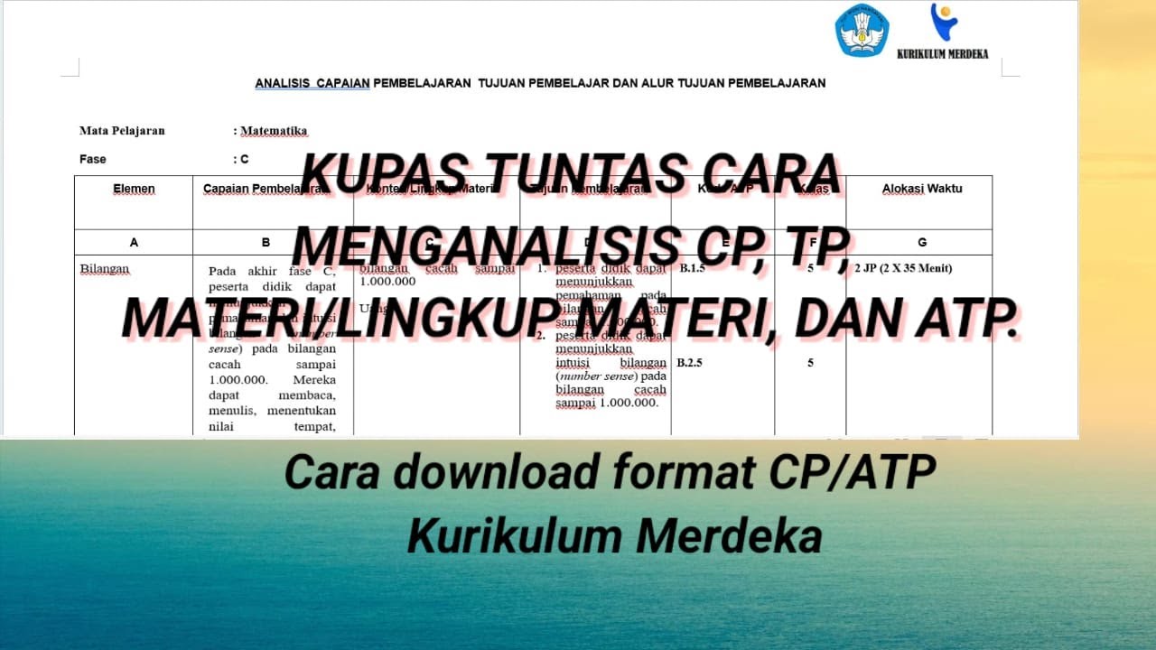 Tutorial on How to Create CP, Material, TP, and ATP Easily and Quickly, and Download CP and ATP f...