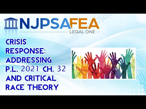 Crisis Response Addressing P L 2021 Ch 32 and Setting the Record Straight on Critical Race Theory
