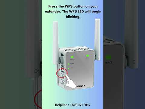 How to setup Netgear EX6170 Wifi Extender using WPS push button