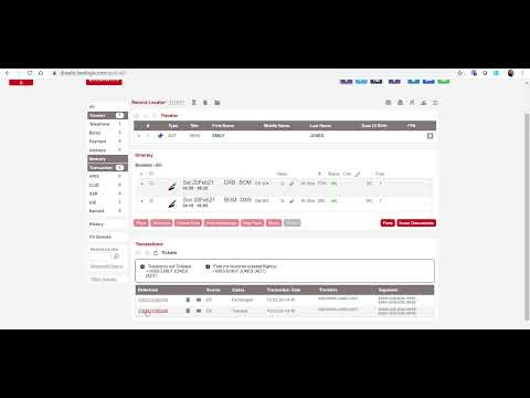 Reissue a Ticket with Emirates NDC Farelogix