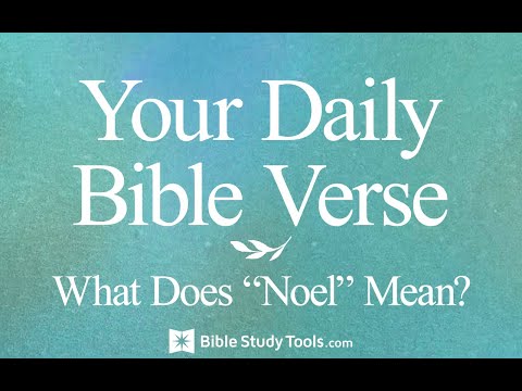 What Does "Noel" Mean?