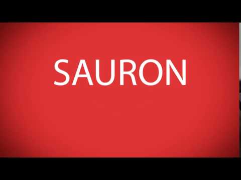 How to pronounce SAURON [Marvel characters]