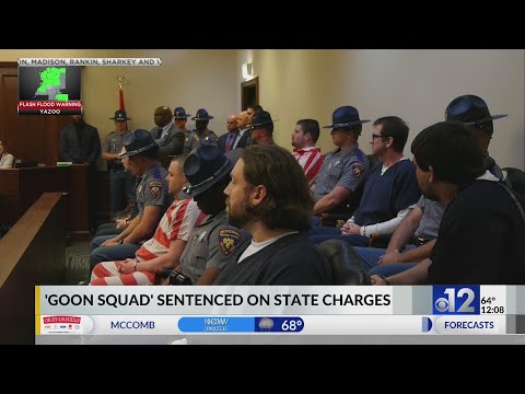 Six members of Mississippi ‘Goon Squad’ to be sentenced on state charges
